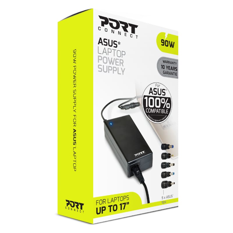 Port Connect 90W Notebooks Adapter Asus - Syntech