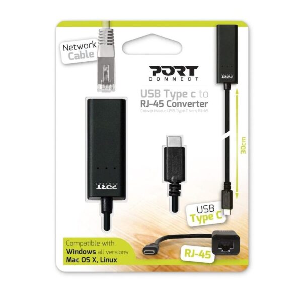 UGREEN CR110 Ethernet Adapter | USB 2.0 to RJ45 – Black – Syntech