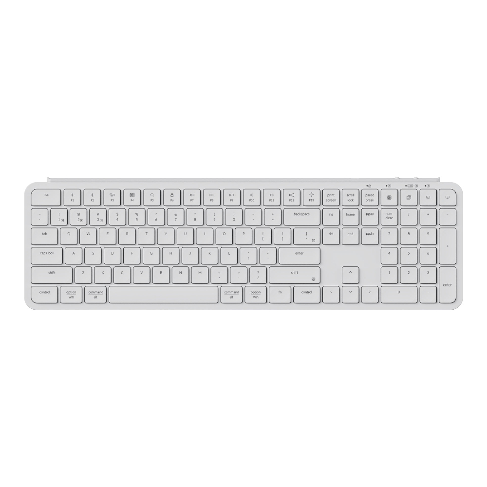 Keychron B6 Pro Ultra-Slim 100% Wireless Keyboard – Ivory White - Syntech