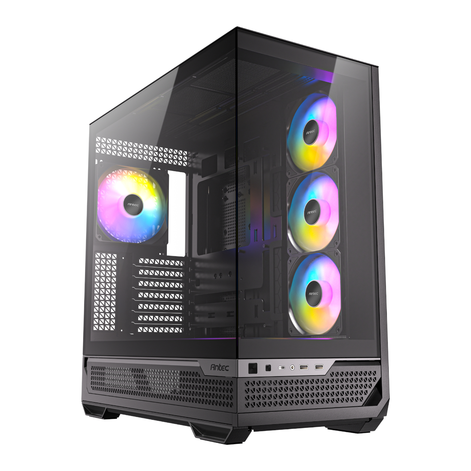 Antec C7 ARGB E-ATX Mid Tower Gaming Chassis – Black - Syntech