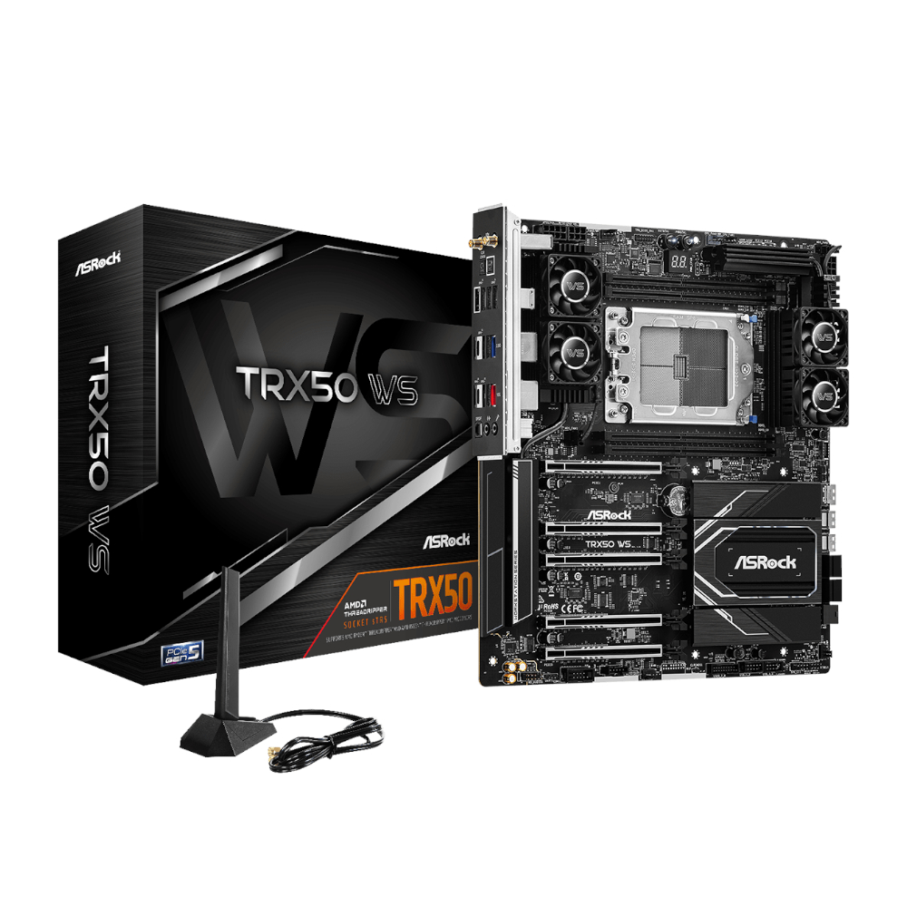 ASRock TRX50 WS AMD TR5 EATX Gaming Motherboard - Syntech