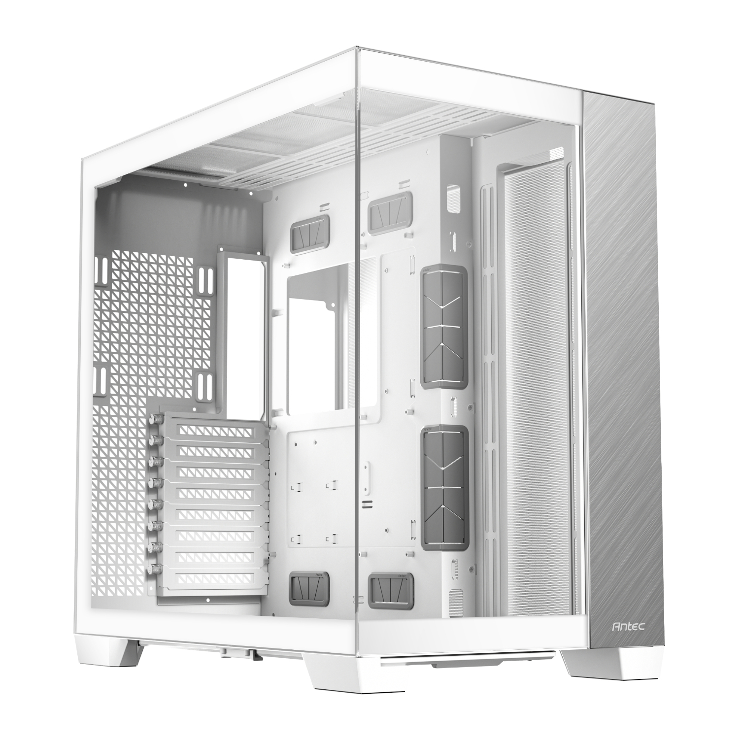 Antec C8 Aluminium White E-ATX Dual Chamber Gaming Chassis – White ...