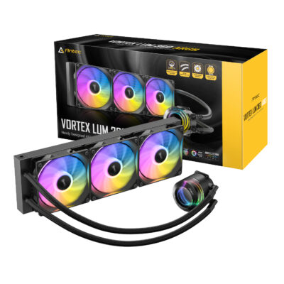 Antec Vortex 240 ARGB CPU Liquid Cooler Black - Syntech