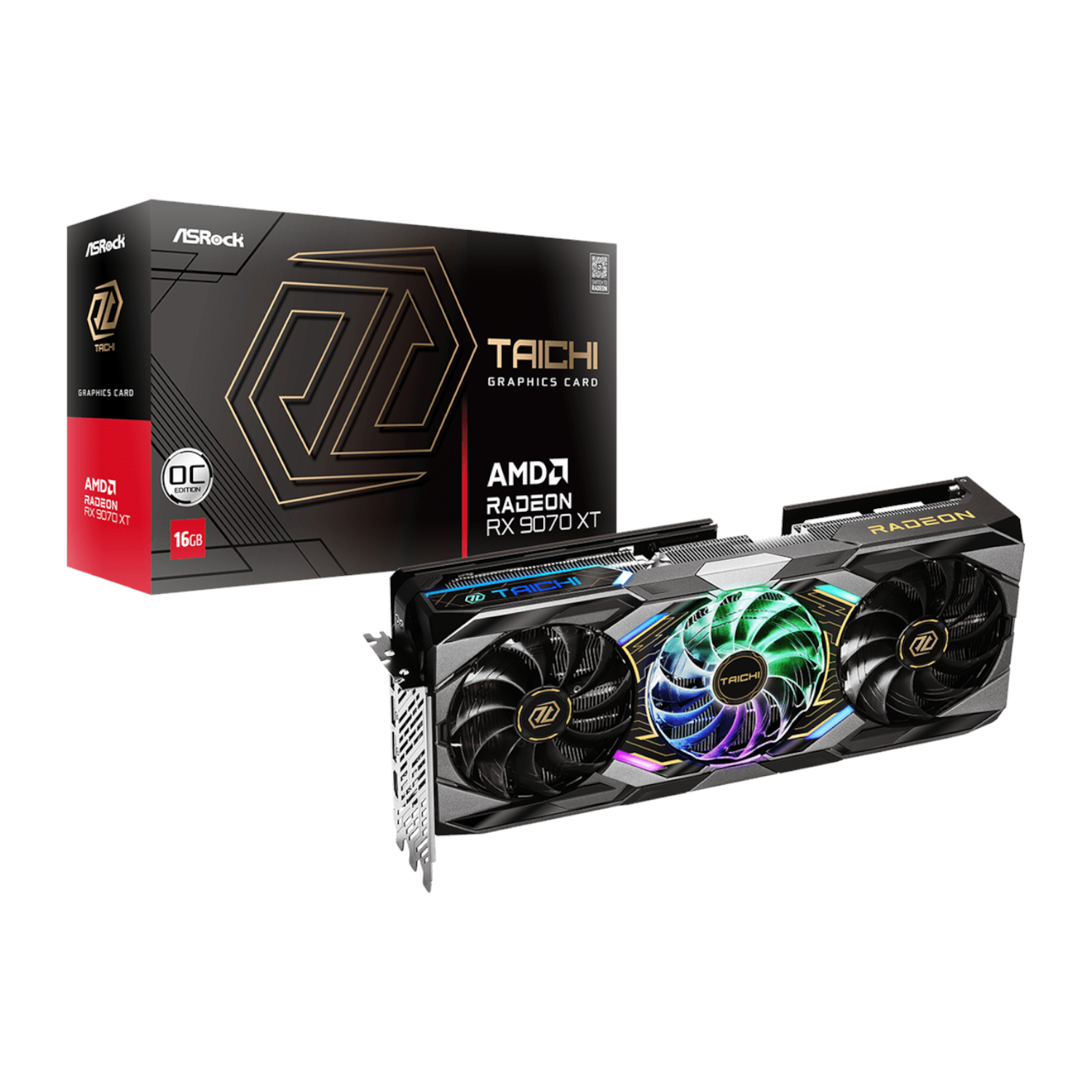 ASRock Radeon RX9070 XT Taichi 16G OC Graphics Card – Syntech