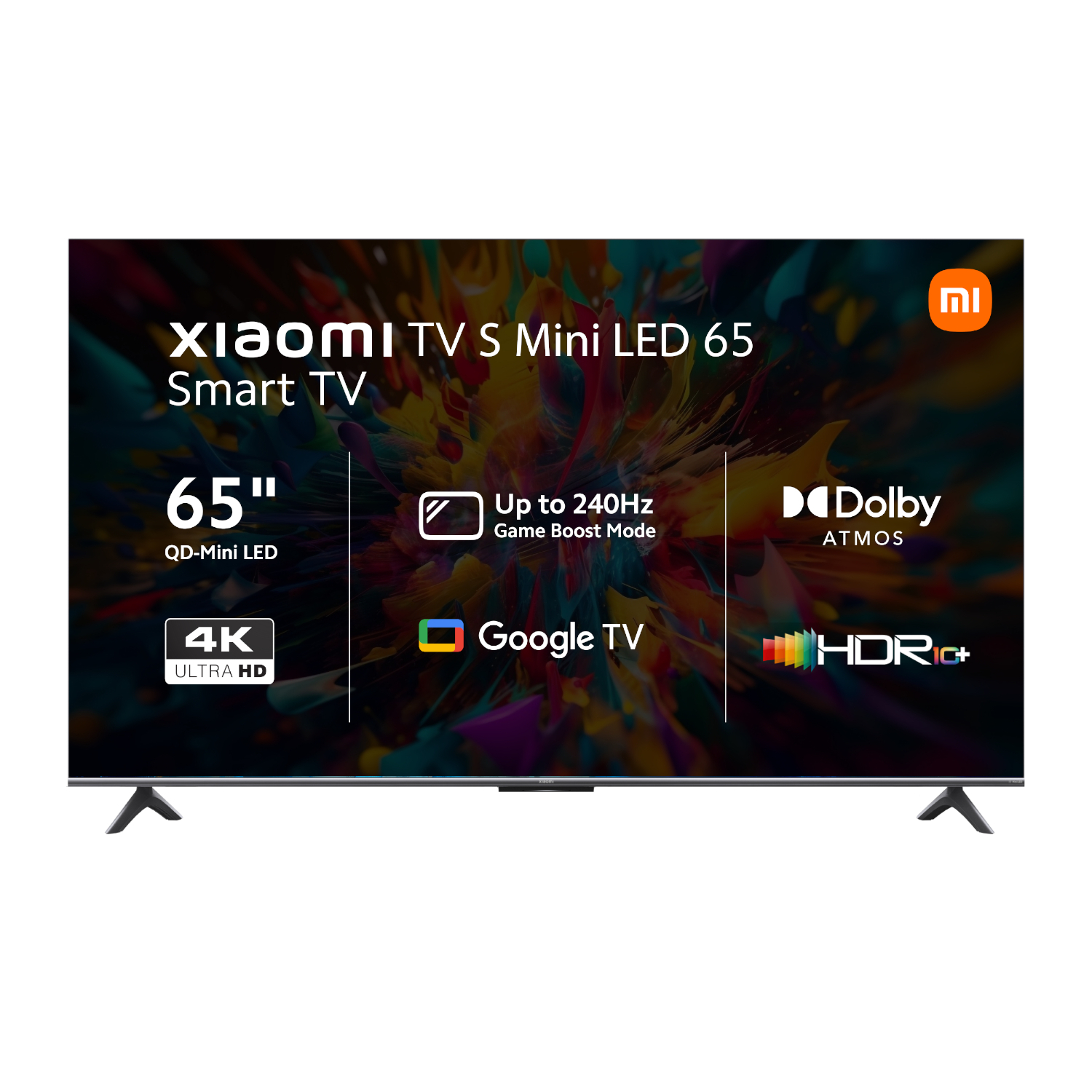 Xiaomi S 65″ Mini LED 4K Smart TV (HDR10+, Google TV, Dolby Atmos, 144Hz) – Syntech
