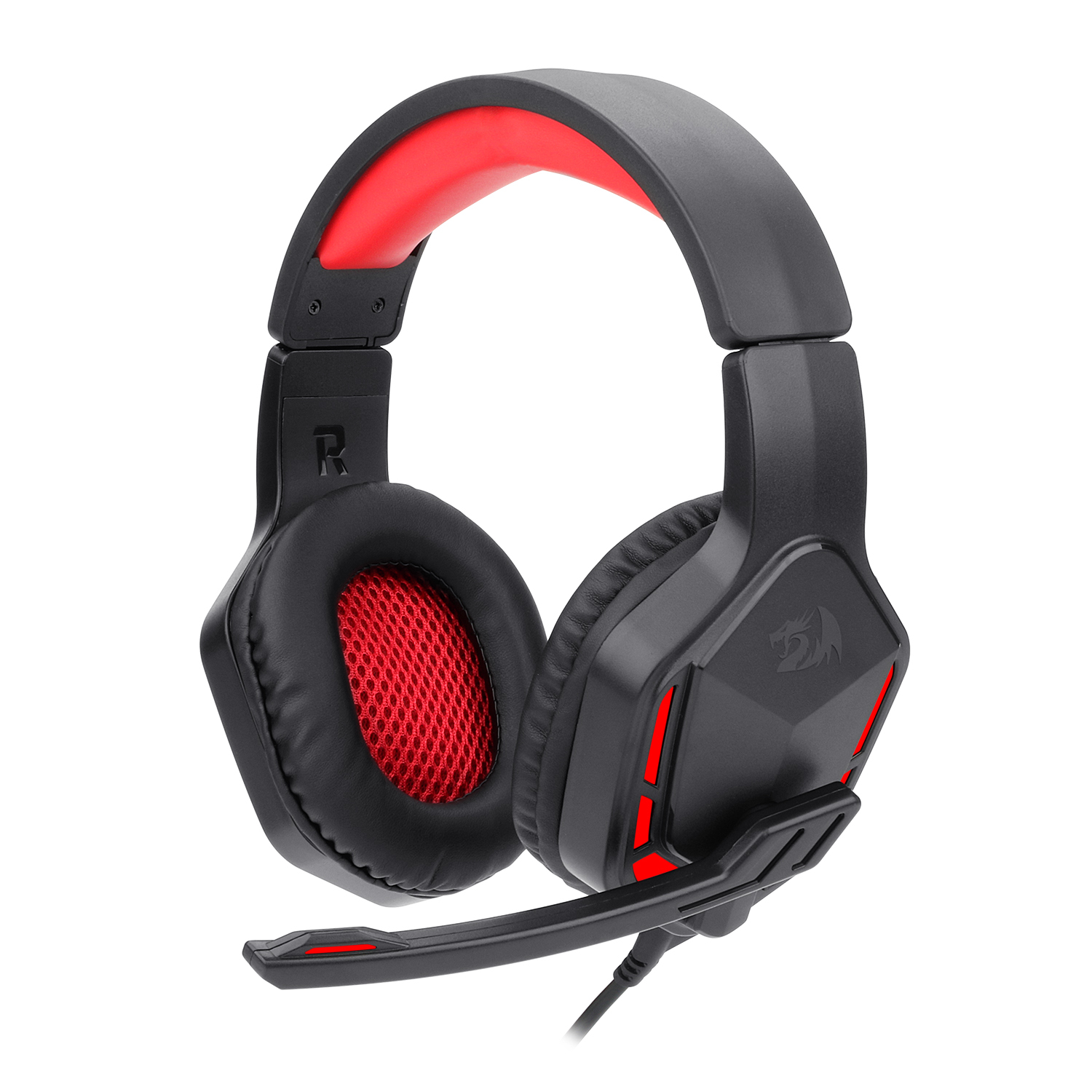 Redragon H220 THEMIS LED Wired Over-ear Gaming Headset – Black - Syntech