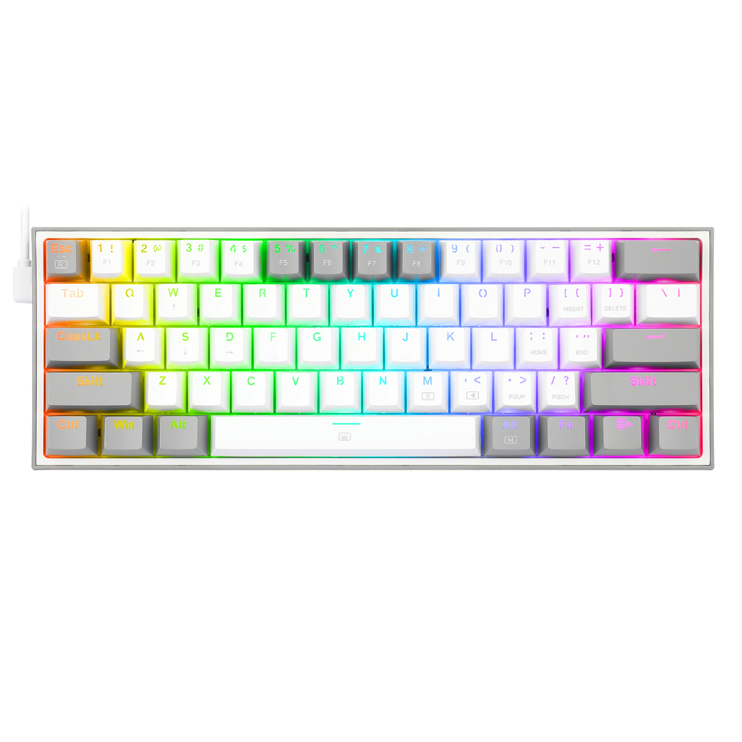 Redragon K617 FIZZ 60% Wired RGB Gaming Keyboard - Syntech