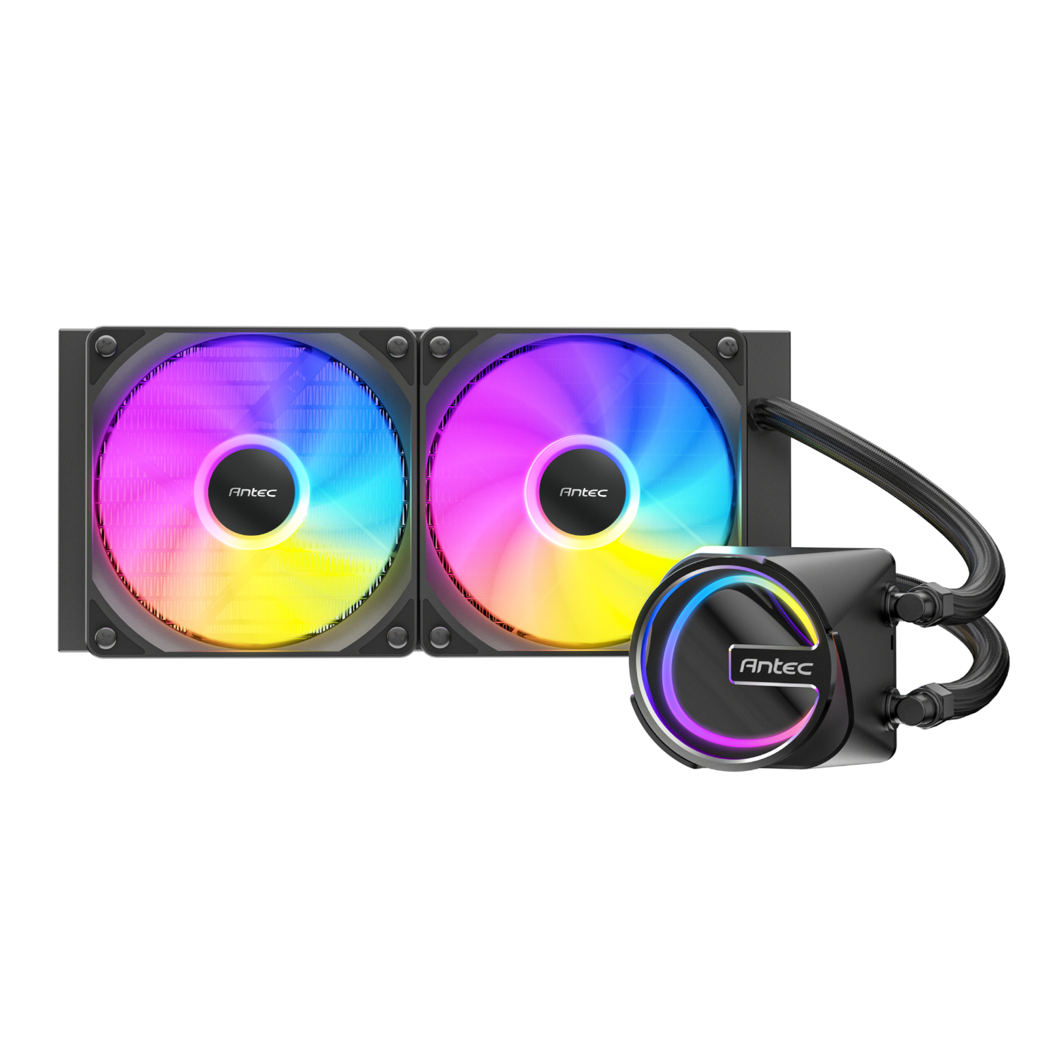 Antec Skeleton 240 ARGB CPU Liquid Cooler Black - Syntech